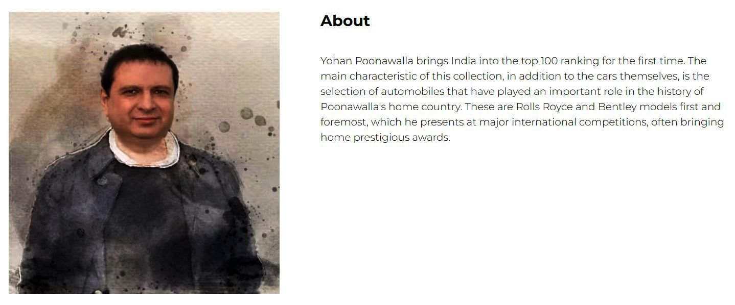 Classic Car Ambassador of the Year | Yohan Poonawalla